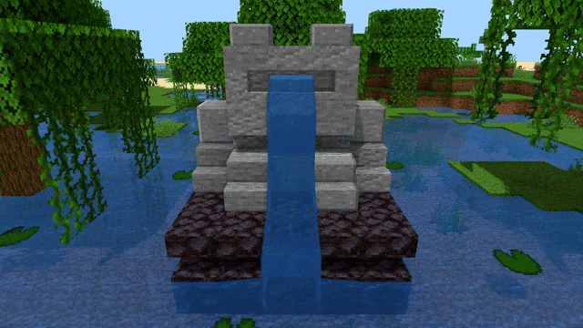Frog fountain by JotBot | Minecraft Build Tutorial
